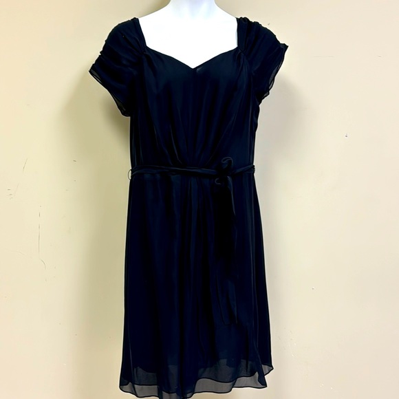 Talbots | Dresses | Plus Size Talbots Black Dress | Poshmark